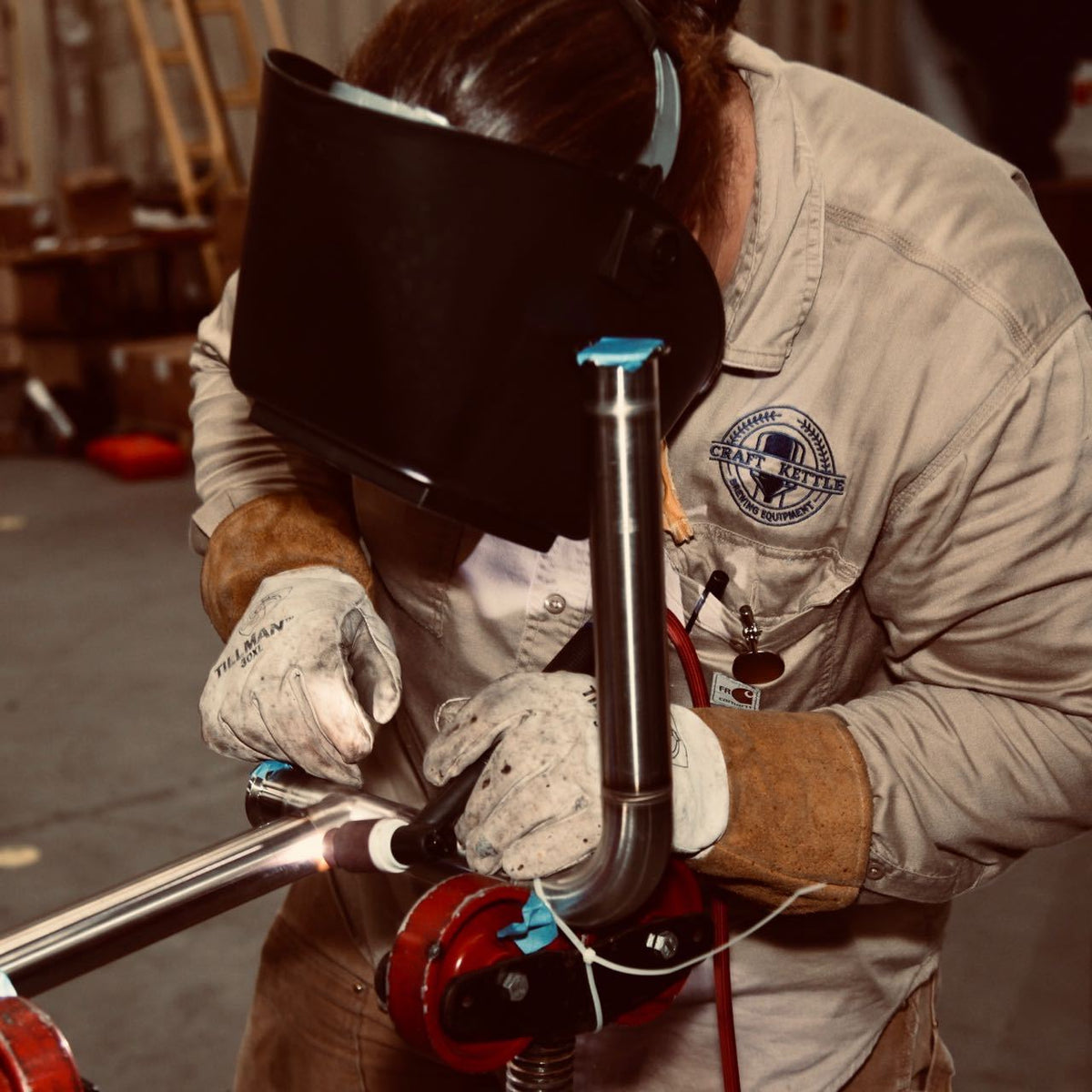 Sanitary Process Piping — Craft Kettle